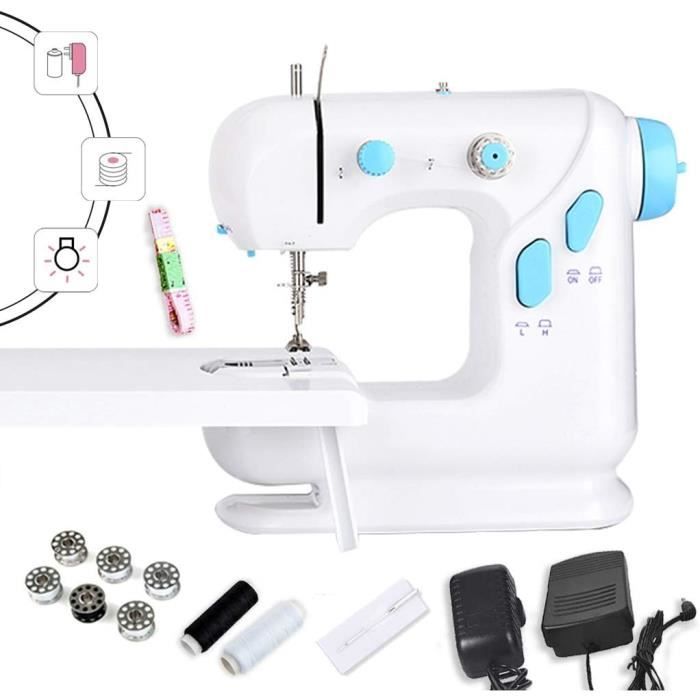 Machine A Coudre Portable, Mini Machine À Coudre Avec Table D'Extension ...