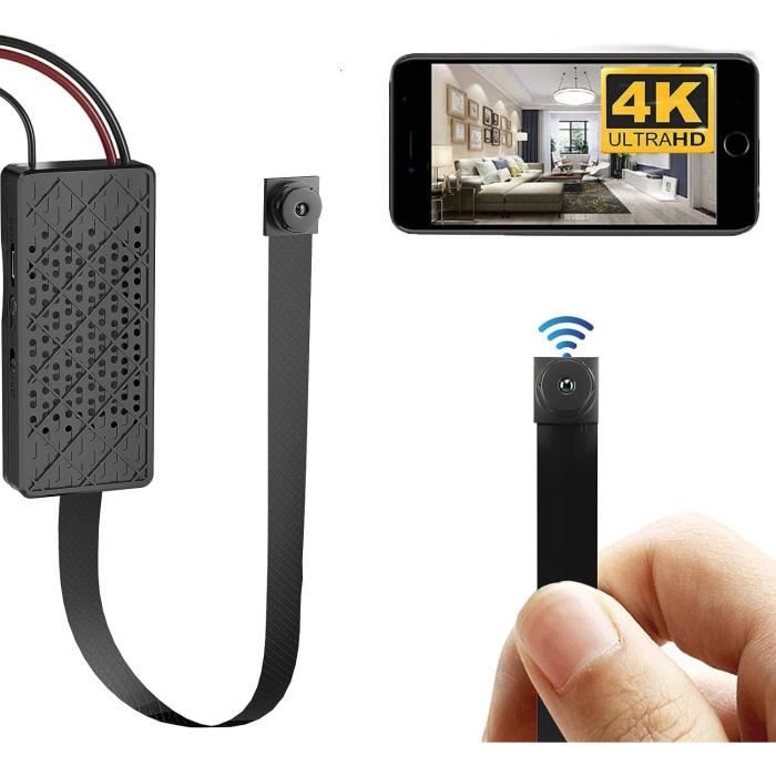 Diy Mini Caméra Espion 4K - 1080P Caché Hd Sans Fil Minuscule Dv ...