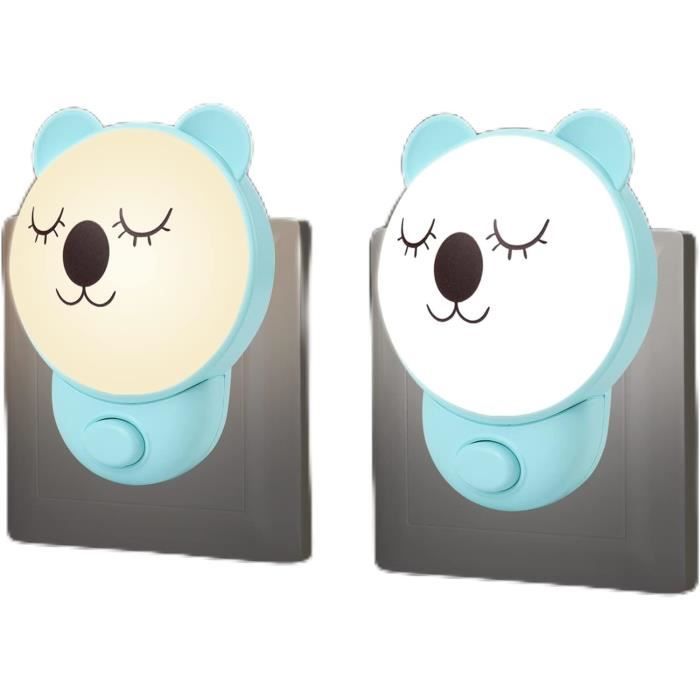 Veilleuse Bébé Prise Électrique, Avec Interrupteur Lot De 2 Led Lampe ...