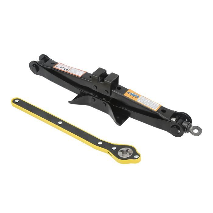 Cric à ciseaux Kit de Cric de Levage de Voiture Robuste avec clé à ...