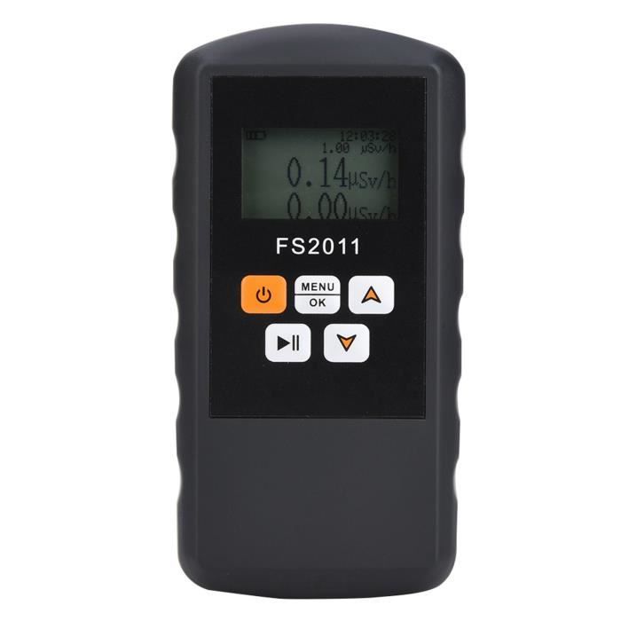 Radiation Survey Meter, Nuclear Radiation Monitor, LCD Display 24H Real ...