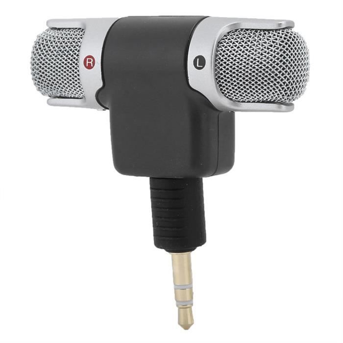 YOSOO Mini microphone double canal Mini micro stéréo jack 3,5 mm micro ...
