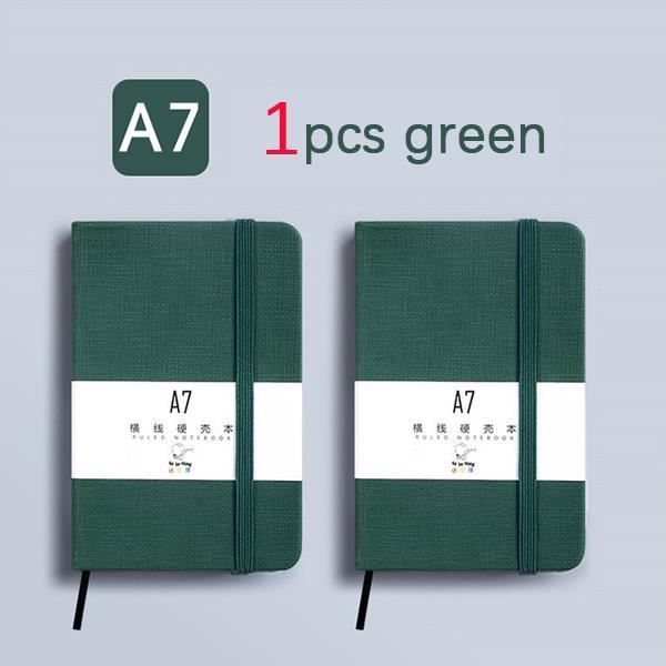 CARNET DE NOTES,1Pcs A7 green--Mini Carnet De Notes Portable A6 A7, 1 ...