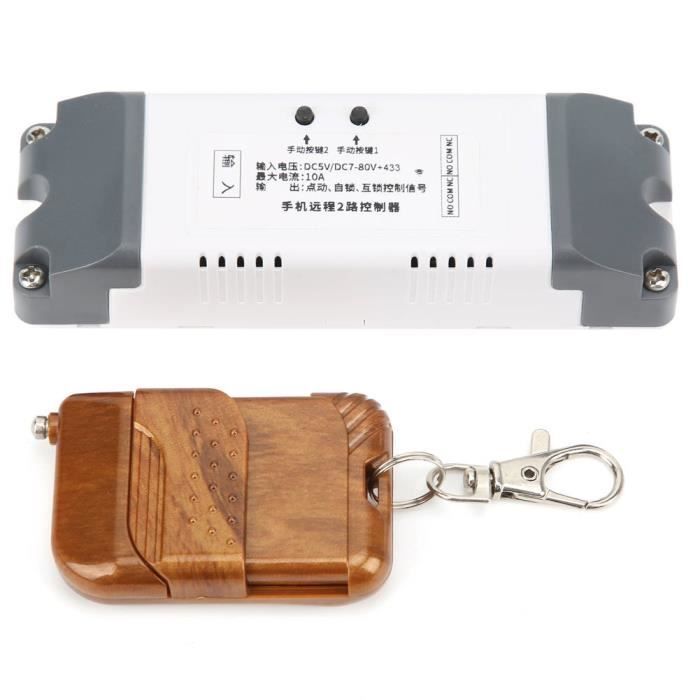 Zerone Commutateur Intelligent De Relais 2 Canaux Relais à 2 Canaux Smart Switch App