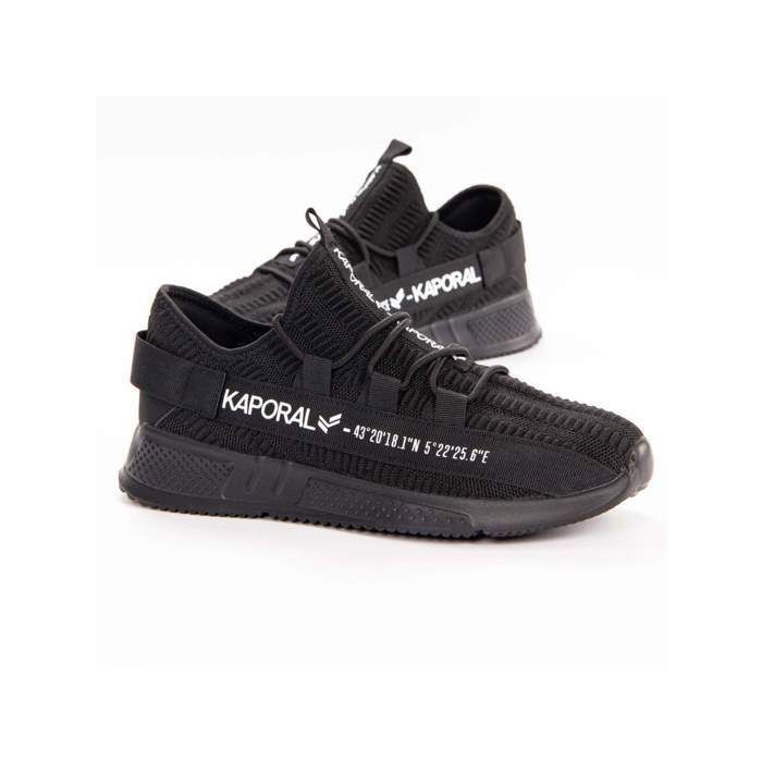 Basket Kaporal Homme Dofino Noir Synthétique Noir - Cdiscount Chaussures