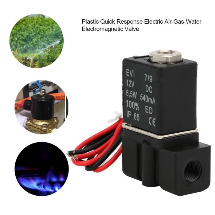YOSOO électrovanne 1/8 pouce Électrovanne électrique en plastique à ...