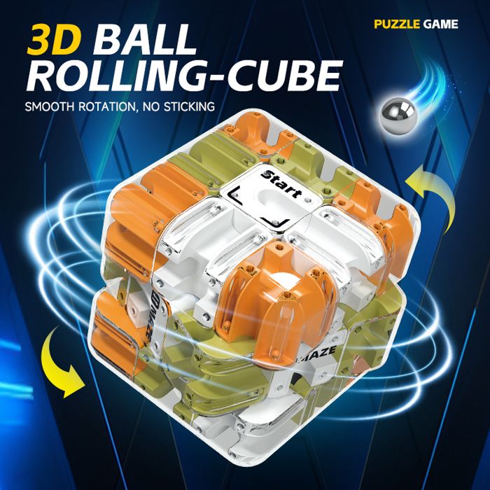 Labyrinthe 3D Cube magique jouets Fidgeting enfants labyrinthe Puzzle ...