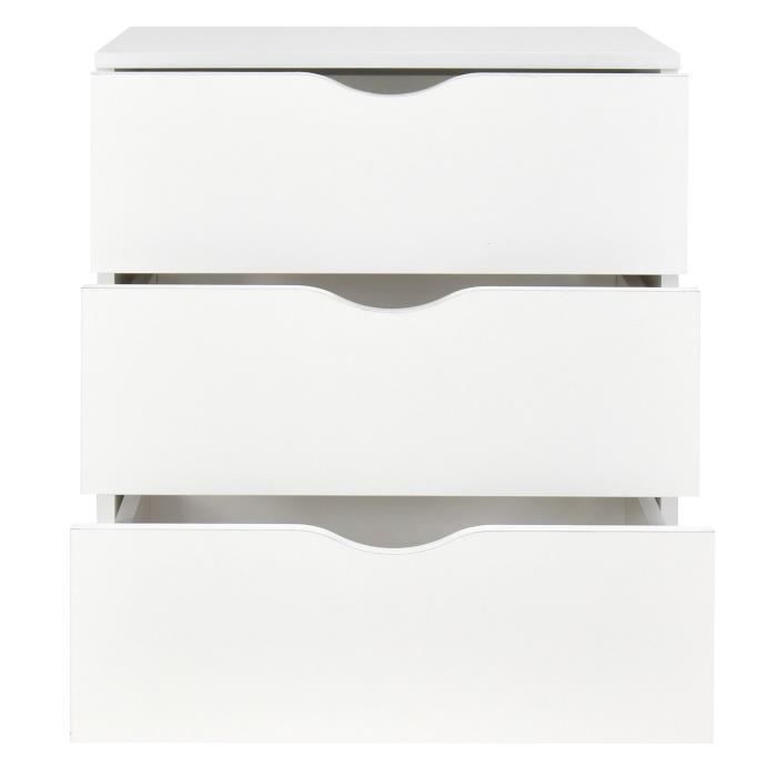 Commode blanche avec les tiroirs Roma 'Mr. Excavateur' - Cdiscount Maison