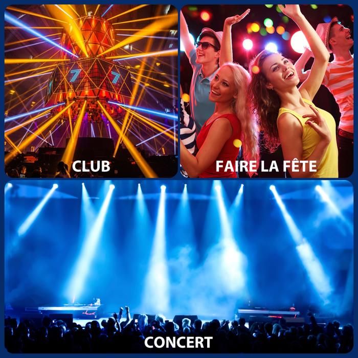 UKing 215W Lyre LED RGBW DMX Beam 8 GOBO 18 Prisme Avec Panneau ...