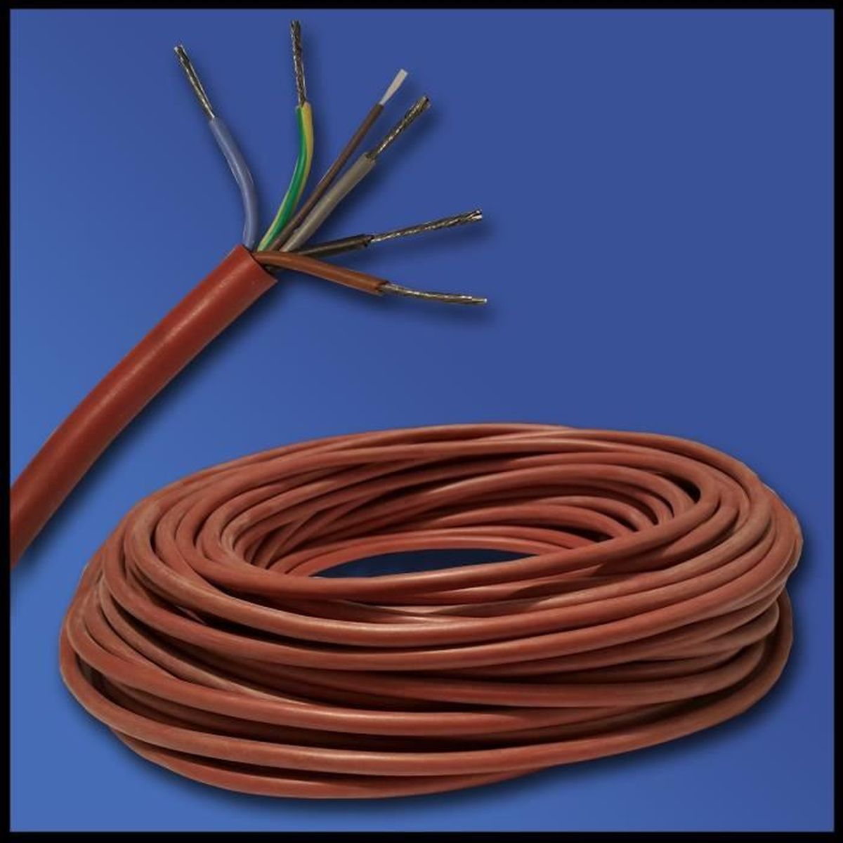 Câble de 10 mètre pour votre sauna SIHF 5 x 2,5 mm² 10m - Cdiscount ...