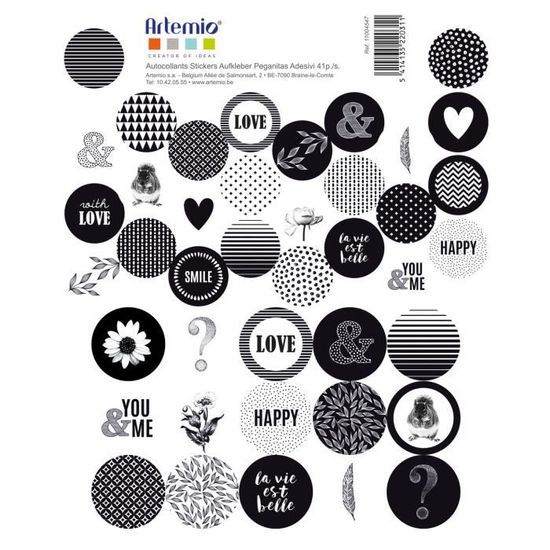 Stickers Geant Noir Et Blanc _ Stickers Noir Et Blanc Pour Pc – FJCY