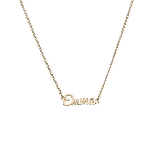 Collier dore prenom Emma Multicolore - Achat / Vente sautoir et collier ...