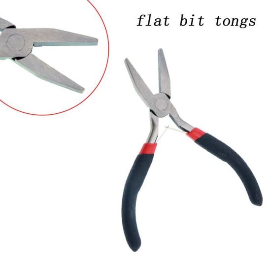 Pack outil a main,Ferronickel Pince à Bout de Nez Rond en Acier Trempé ...