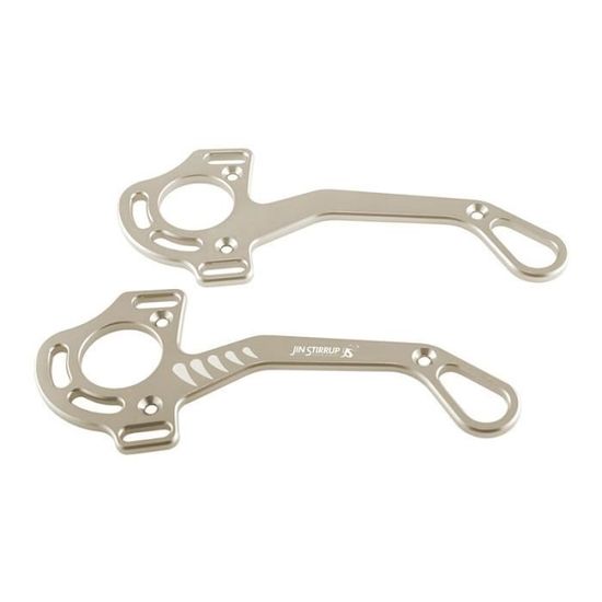 Hackamore long Jin Stirrup - branches en aluminium - titan/gold - Cdiscount Sport