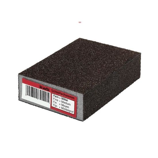 Kwb 089131, Éponge abrasive, Grain gros, Oxyde d'aluminium, mousse ...