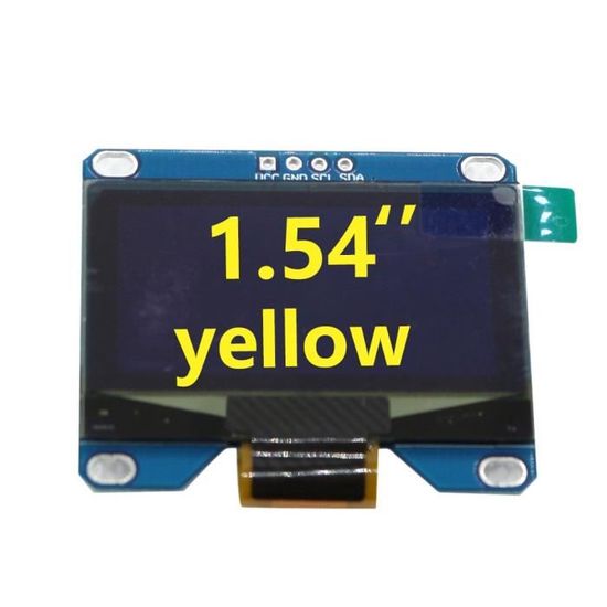 ÉCran D'Affichage D'Interface 128X64 I2C Du Module OLED de 1,54 Pouces à 4 Broches - Cdiscount ...