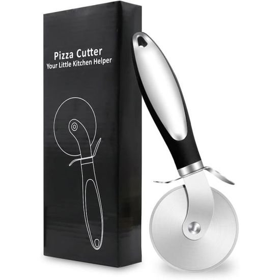 Roulette Pizza En Inox Tranchant Coupe Pizza Roulette Roulette À Pizza ...