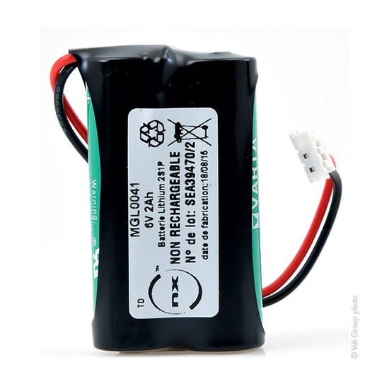 NX - Batterie lithium 2x AA CR 2S1P ST1 6V 2Ah JST-NX - Cdiscount Bricolage