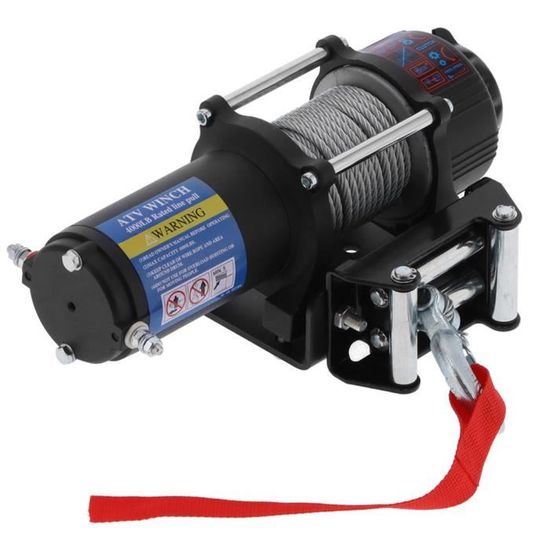 ZJCHAO treuils 12V Treuil électrique 4000LB / 1815kg 12V télécommande ...