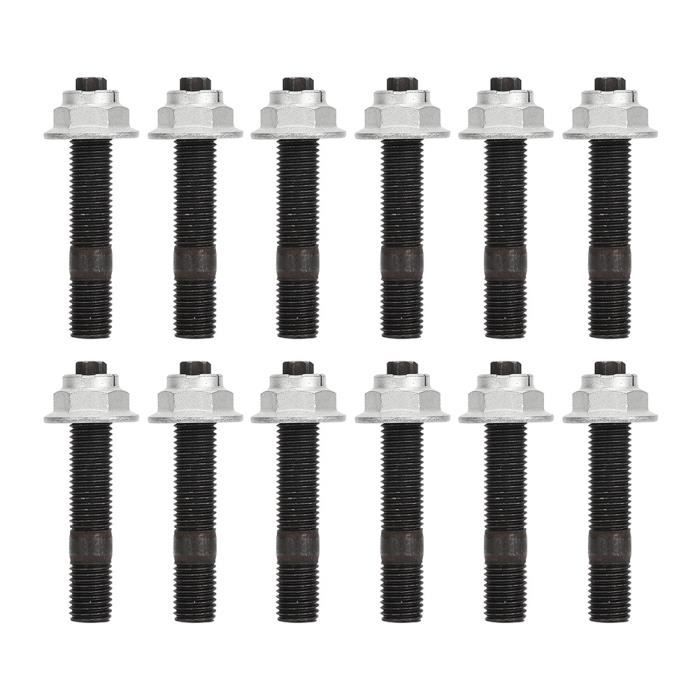 Ashata 90179 10128 Ensemble d'écrous de goujon de collecteur d ...