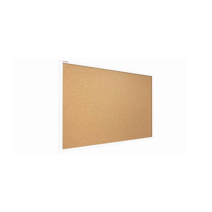 ALLboards Tableau en Liège avec Cadre en Bois Blanc 60x40cm, Tableau d ...