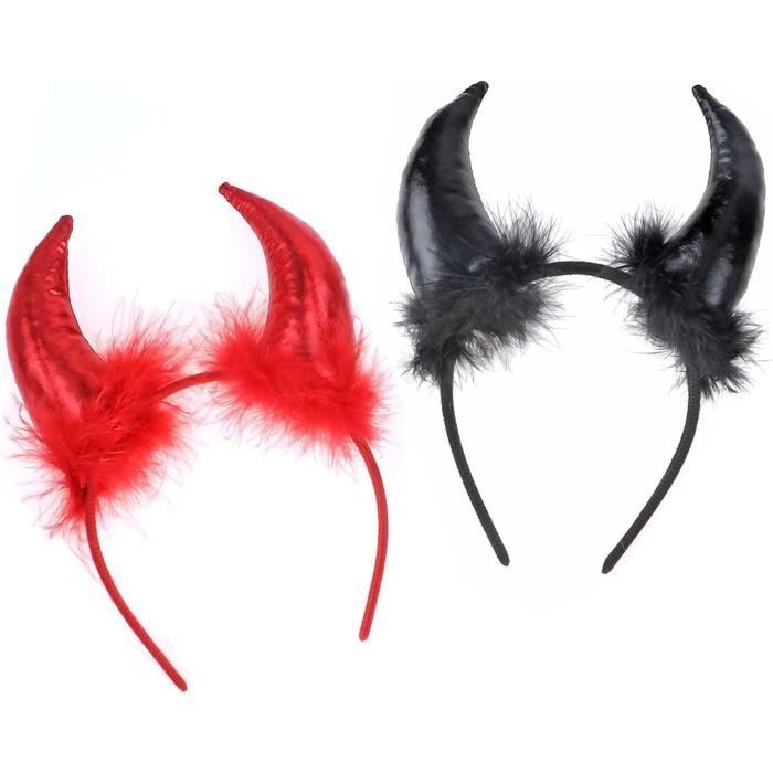 2 oreilles diable oreilles diable bandeau serre-tête Mardi Gras ...