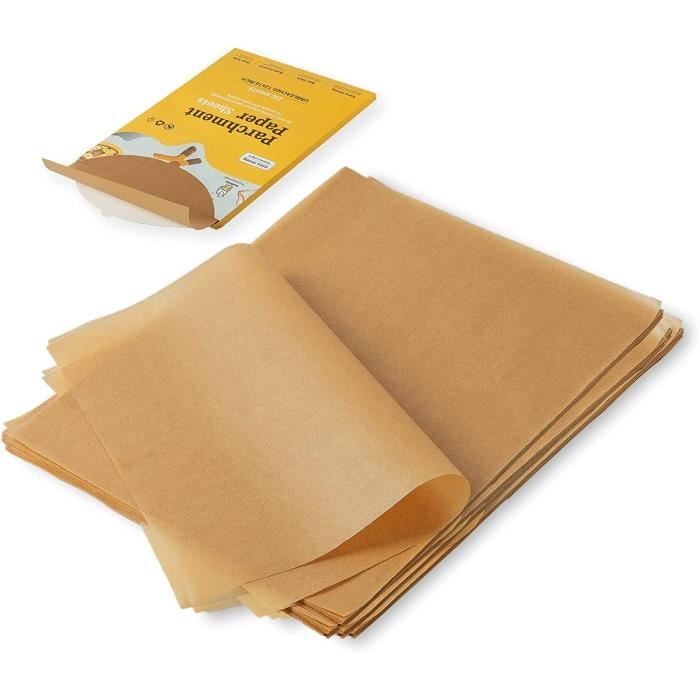 Lot de 120 feuilles de papier sulfurisé non blanchi, 30,5 x 40,6 cm ...