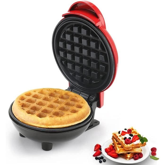Gaufrier Mini, 350W Machine à Petit Gaufres avec Revêtement Antiadhésif ...