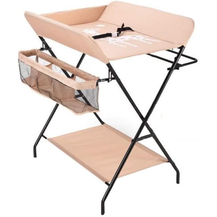 Table de Massage pour bébé avec Roues, Coiffeuse portative Pliante en ...