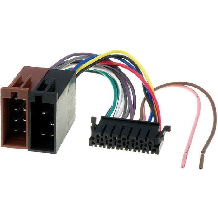 Câble Autoradio - SONY - 15PIN - Connecteur ISO Noir - Compatible avec ...