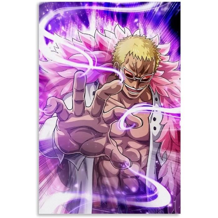 One Piece Poster de Doflamingo Poster d233coratif sur toile pour ...