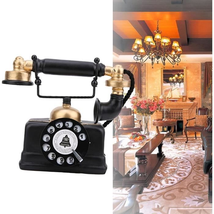 Chacerls Telephone Fixe Vintage Retro Antique Telephone Filaire Filaire ...