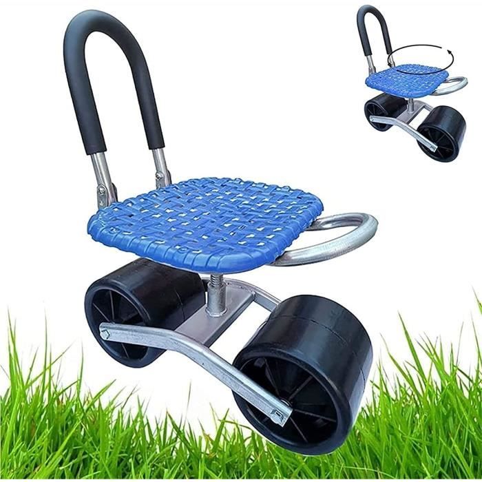 Siège de Jardin Tabouret à roulettes Siège à roulettes pour la Maison ...
