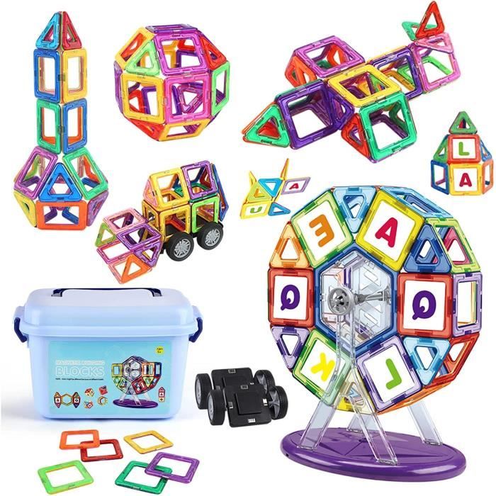 112 Pièces Blocs de Construction Magnétiques, Jeu de Construction ...