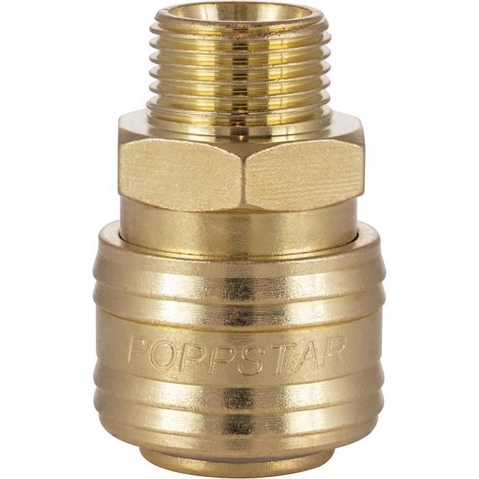 Raccord Rapide Comprimé Dn 72 Filetage Extérieur 3/8 Pouce Raccordement L air - Cdiscount Bricolage