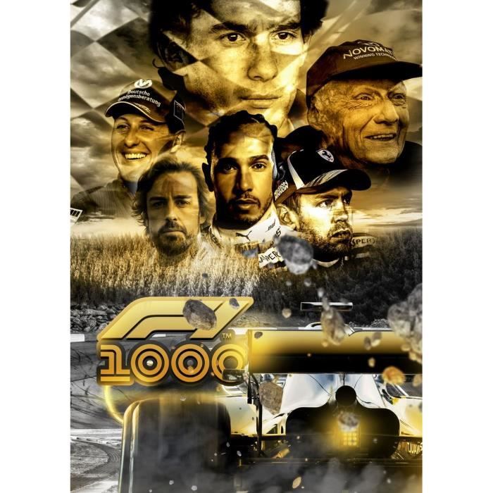 Tableau - Toile,Affiche de Portrait de Champion du monde F1 Racer ...