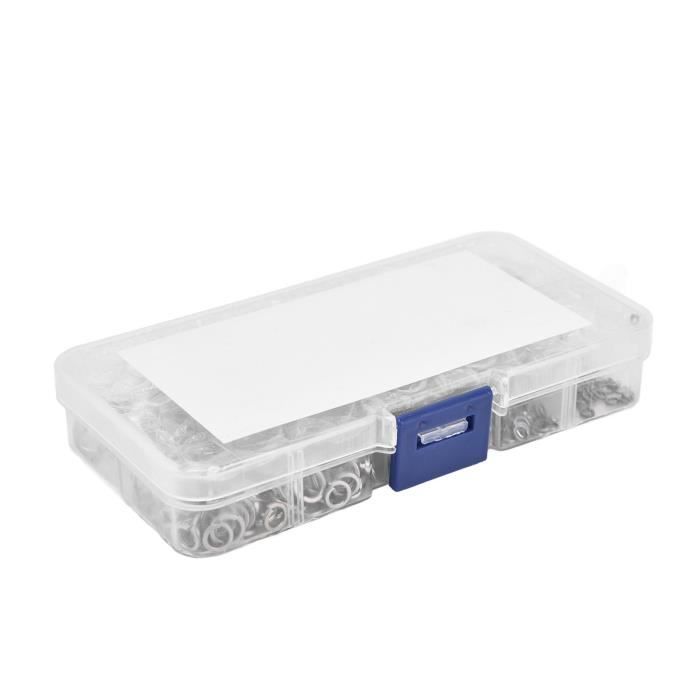 PAR - kit de rondelle plate 480 Pièces 304 Rondelle Plate en Acier ...