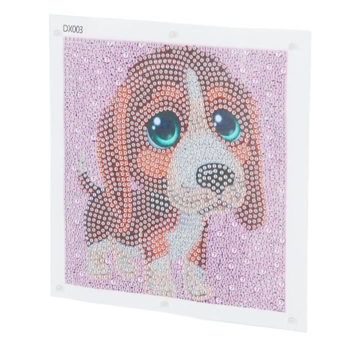 Compete-Peinture strass Strass peinture dessin animé chiot éblouissant ...