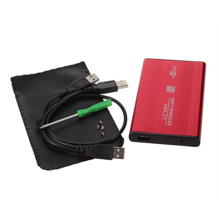 LESHP Disque dur externe Boîtier Disque Usb 2.0 2.5 "Sata Case Portable ...