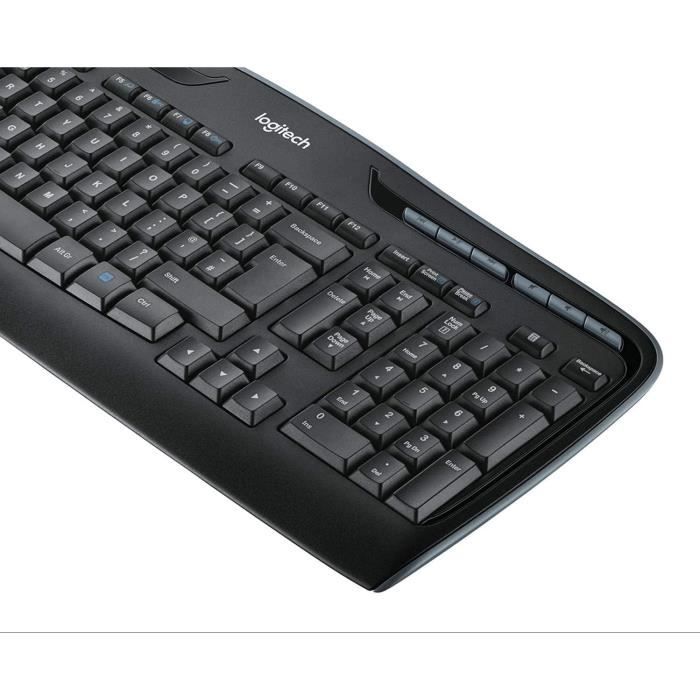 Logitech MK330 Combo Clavier et Souris sans Fil,QWERTY Italien ... Logitech MK330 Combo Clavier et Souris sans Fil,QWERTY Italien ...
