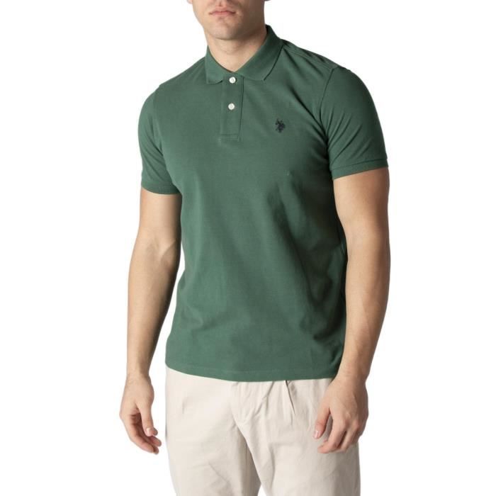 U.S. POLO ASSN. Polo Homme Vert Coton GR62758 Vert - Cdiscount Prêt-à ...