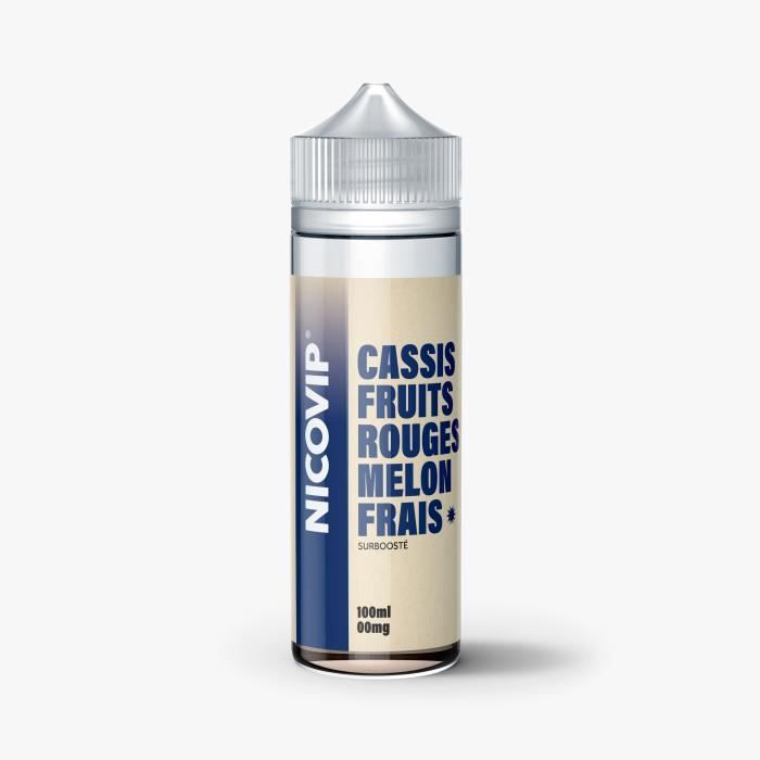 E-liquide Nicovip Cassis Fruits rouges Melon Frais 100ml - 6mg ...