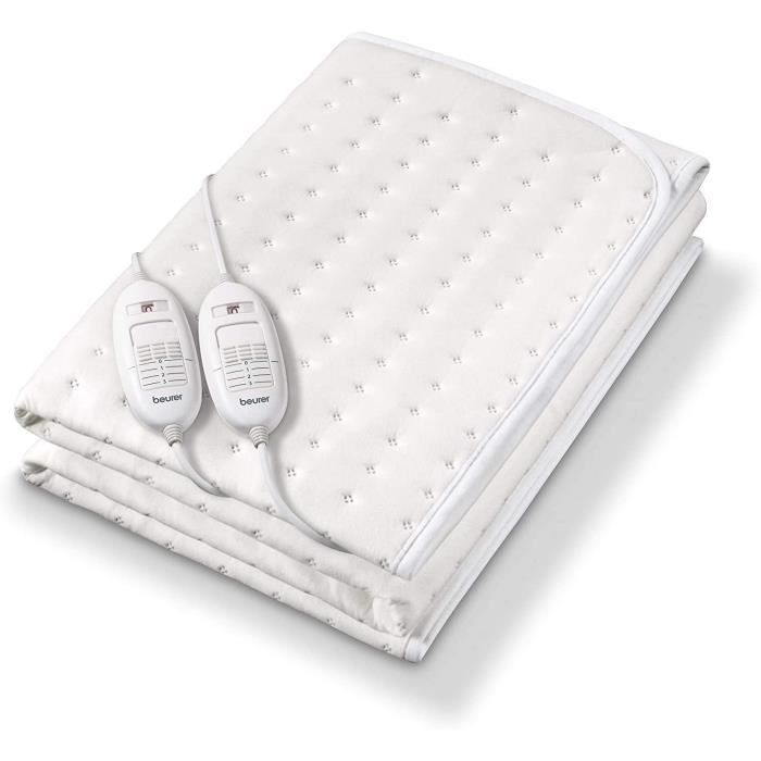 TS 26 Chauffe-lit surmatelas chauffant 2 places 140 x 150 cm ...