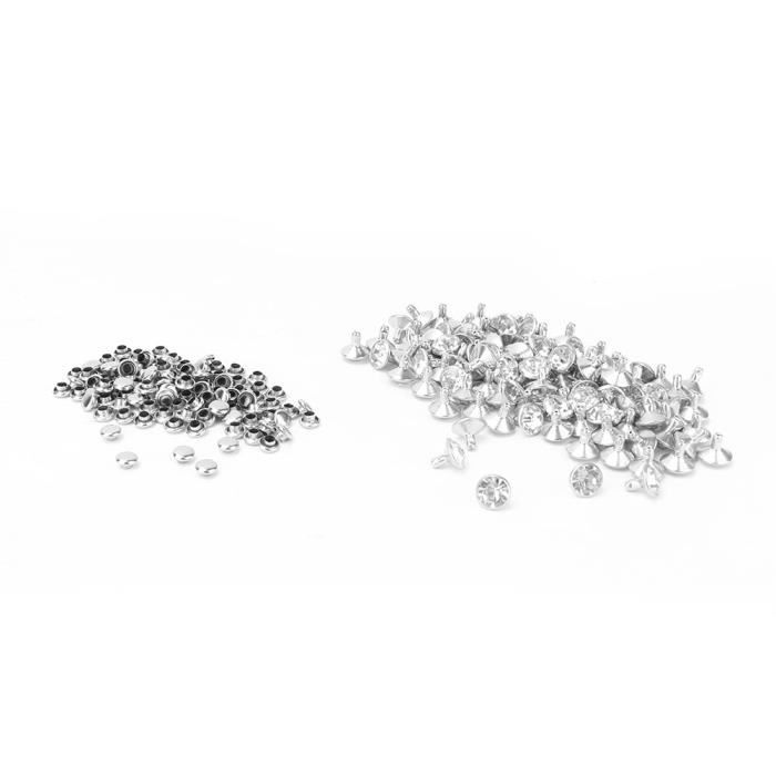 LEX Rivets Stud Incrustation de en tissu Rivets rapides 12 mm Spots ...