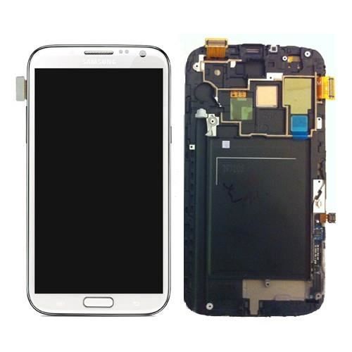 MODULE LCD/TACTILE BLANC SAMSUNG GALAXY NOTE 2 4G LTE GT-N7105 ...