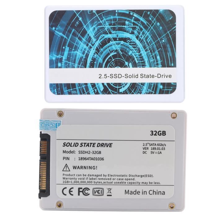 Disque 2 Disque dur en plastique blanc haute vitesse BU KING 2.5in ...