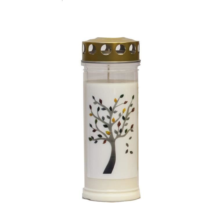 Lot De 24 Bougies Funéraires Avec Couvercle Doré - 7 Jours De ...