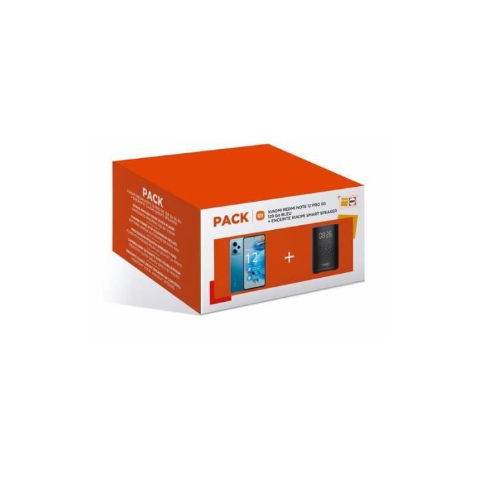 Pack Smartphone Xiaomi Redmi Note 12 Pro 6,67" 5G Double nano SIM 128 ...