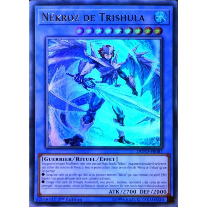 Carte YU-GI-OH DUPO-FR087 Nékroz De Trishula NEUF FR - Cdiscount Jeux - Jouets
