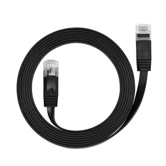 Câble Ethernet Cat6 RJ45 LAN Réseau Patch Internet 1000 Mbps UTP pour ...